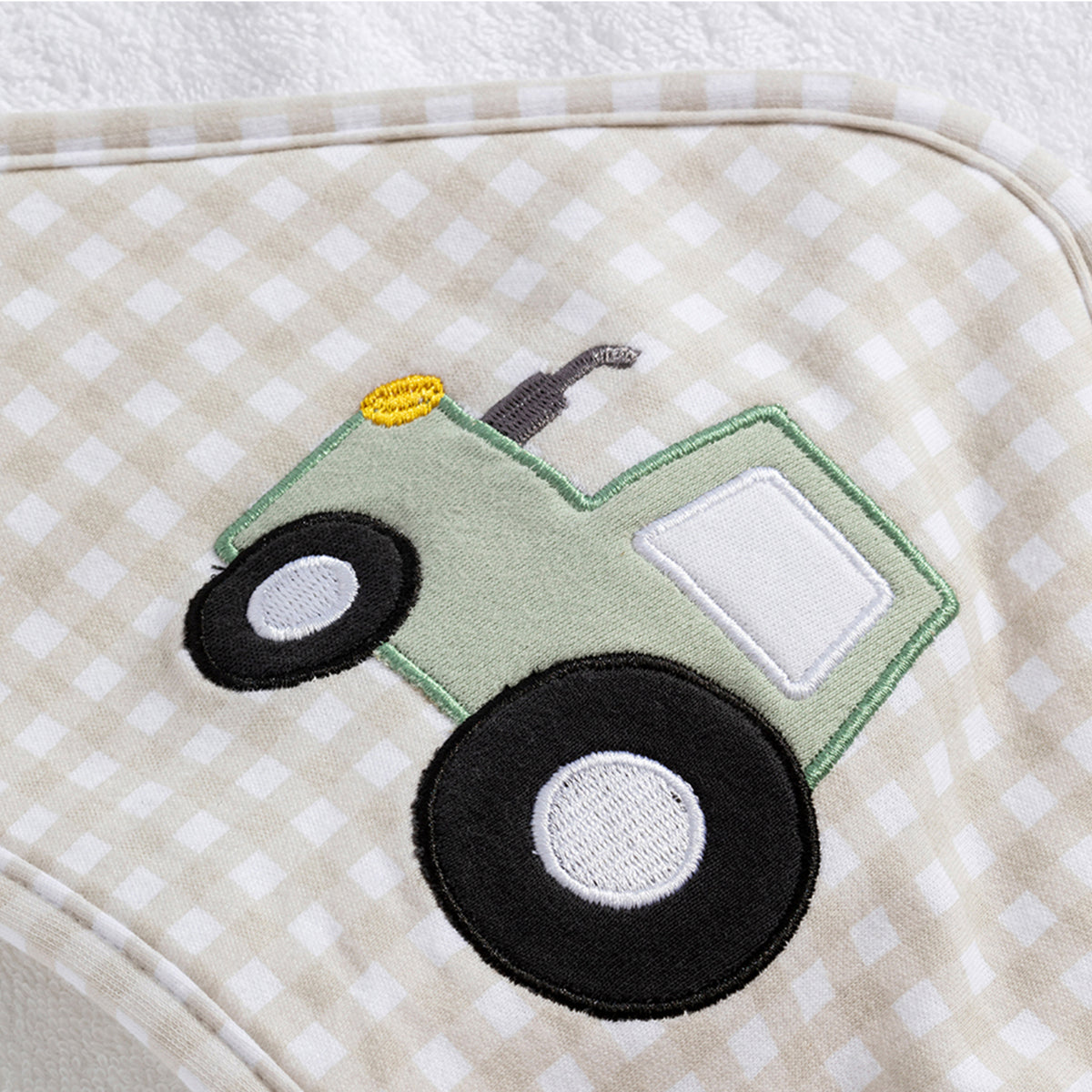 Living Textiles Tractor Ride - Hooded Towel – babycity