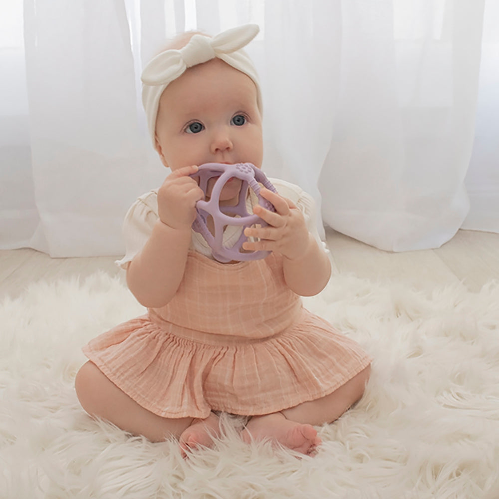Playground Silicon Teether Balls Lilac – babycity