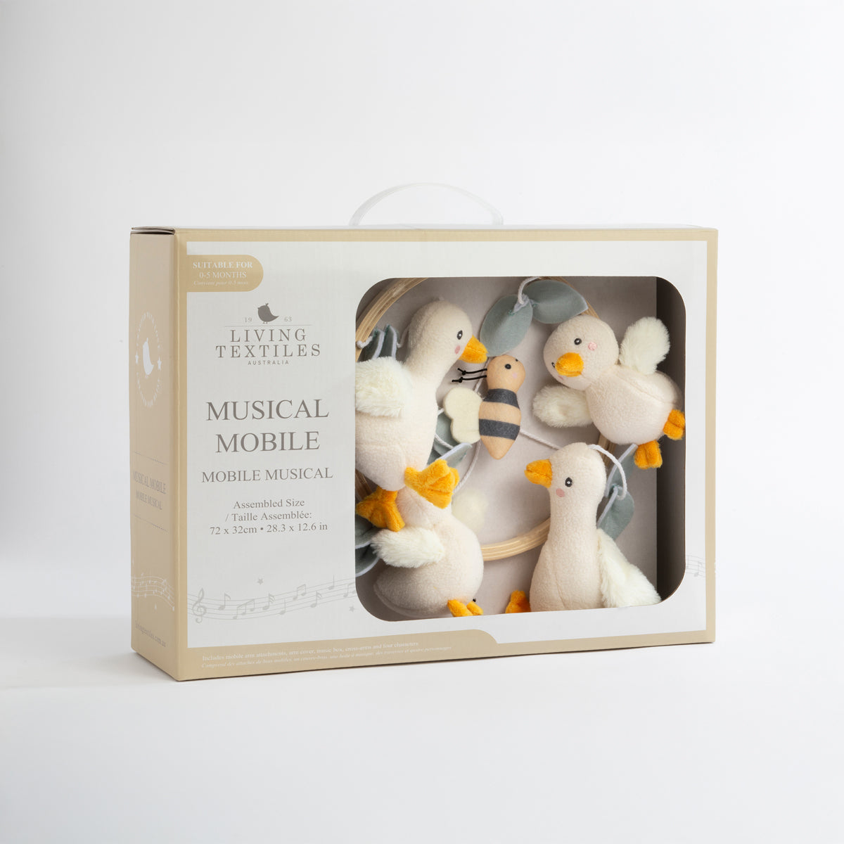Living Textiles Goosey Goosey - Musical Mobile Set – babycity