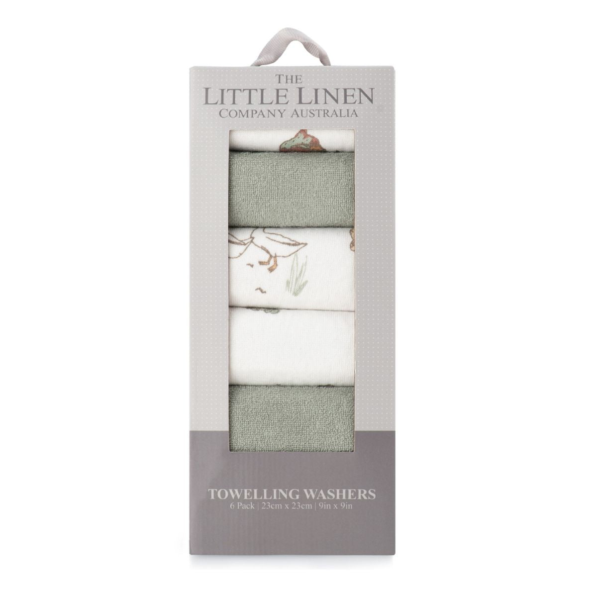 Little Linen Baby Washcloths – 6 Pack | Soft & Absorbent – babycity