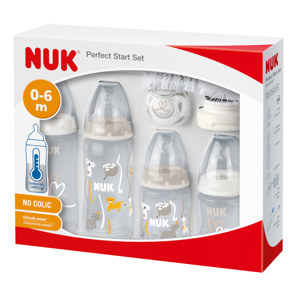 NUK Perfect Start Bottle Set | Newborn Feeding Gift Pack – babycity