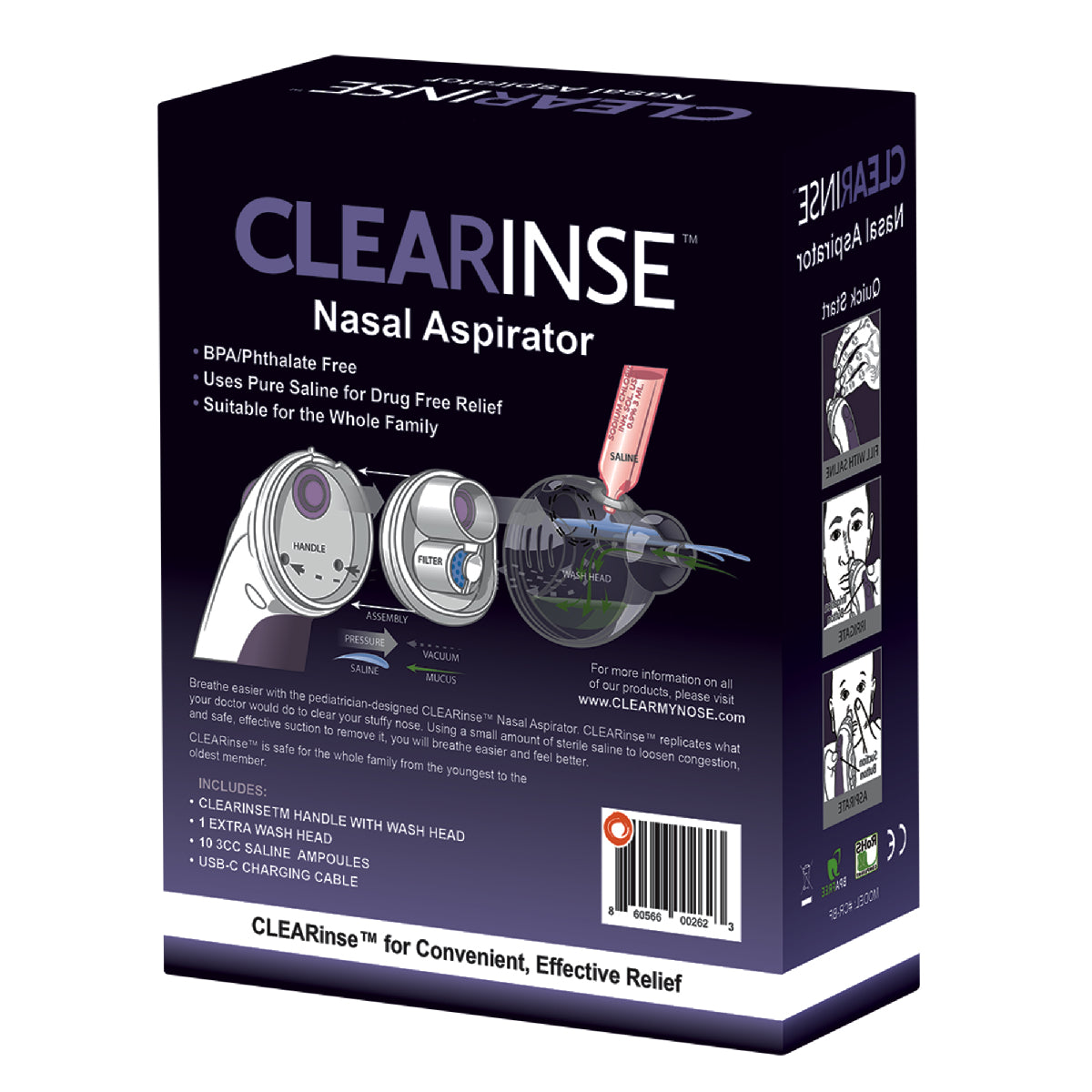 CLEARinse Electric Nasal Aspirator Starter Kit – babycity